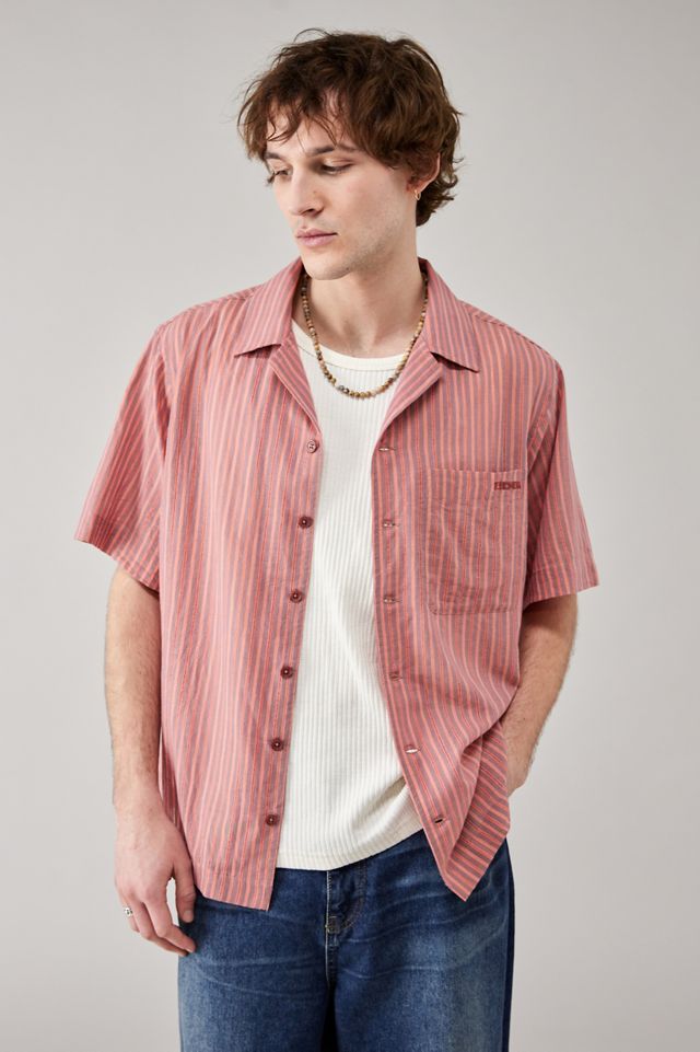 BDG Red Stripe Shirt | Urban Outfitters UK