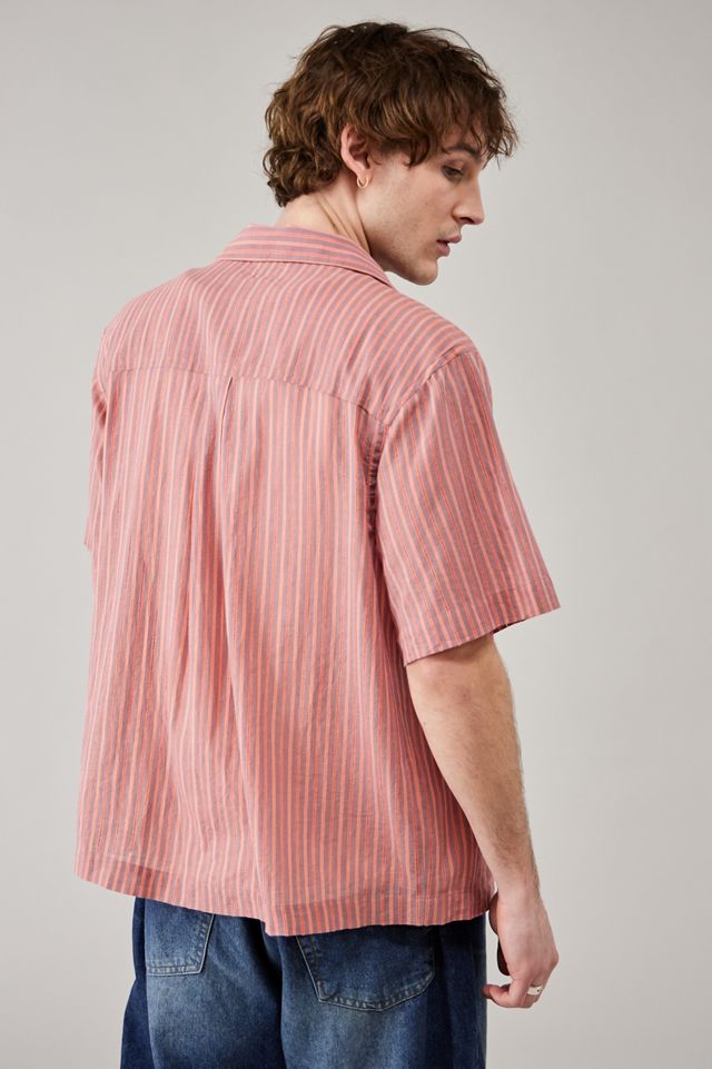 BDG Red Stripe Shirt | Urban Outfitters UK