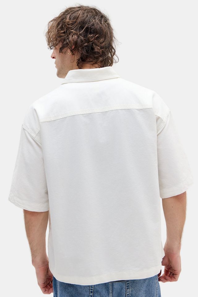 BDG Einfarbiges Weißes Arlo Hemd | Urban Outfitters DE