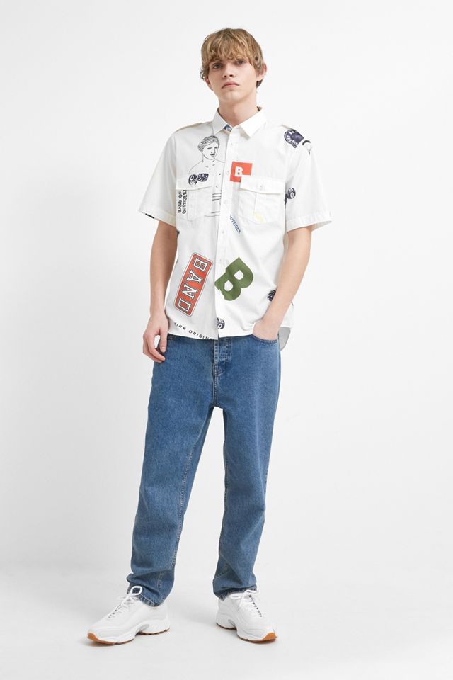 Band Of Outsiders Patch Logo Utility Shirt | Urban Outfitters UK