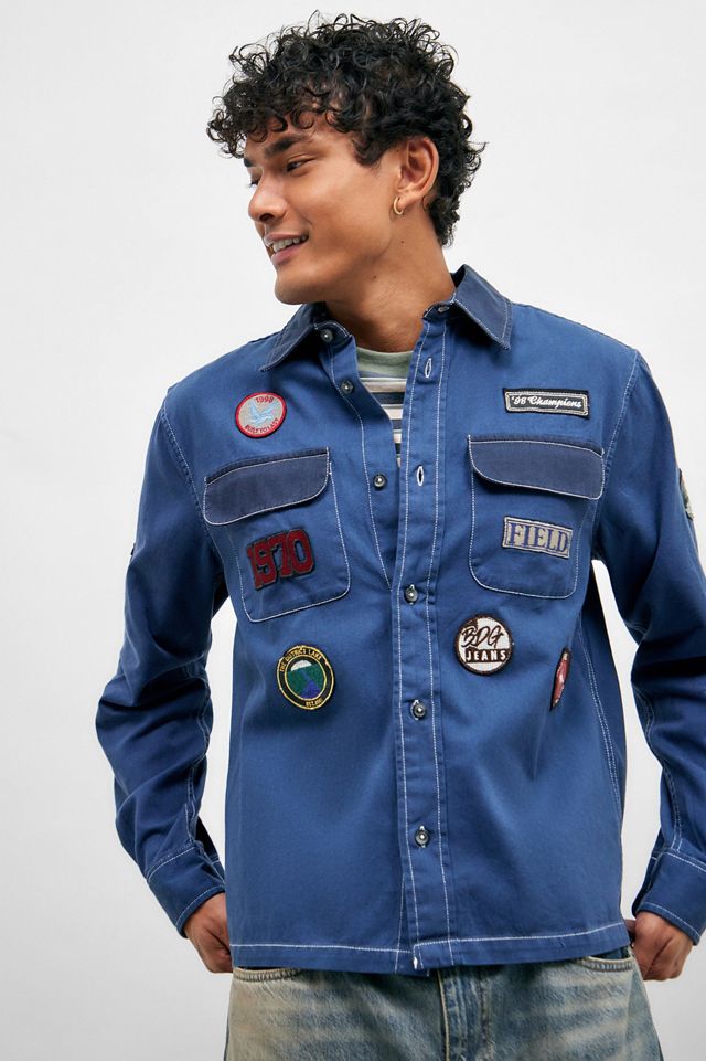 BDG Badge Shirt | Urban Outfitters UK