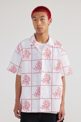 BDG Floral Embroidered Shirt | Urban Outfitters UK