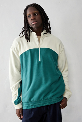FILA UO Exclusive Birch Blue Conner Fleece | Urban Outfitters UK