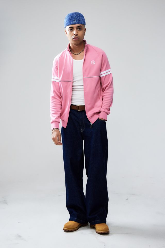 Sergio Tacchini Orion Pink Track Top | Urban Outfitters UK