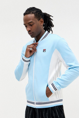 Fila UO Exclusive Light Blue Settanta Track Top | Urban Outfitters UK