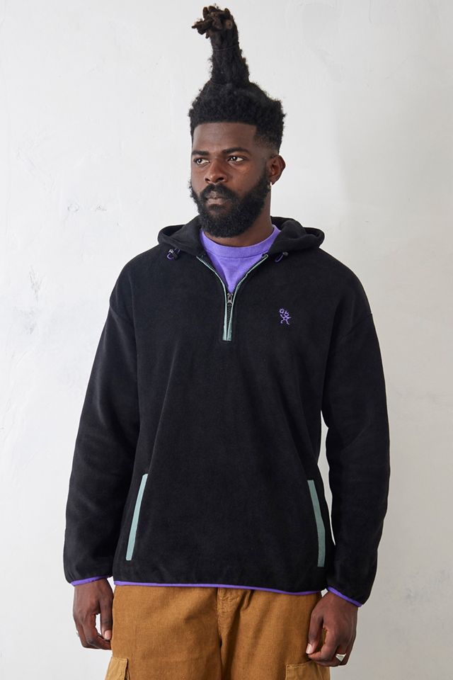 Tethera Nylon Fleece Hoodie | Urban Outfitters UK