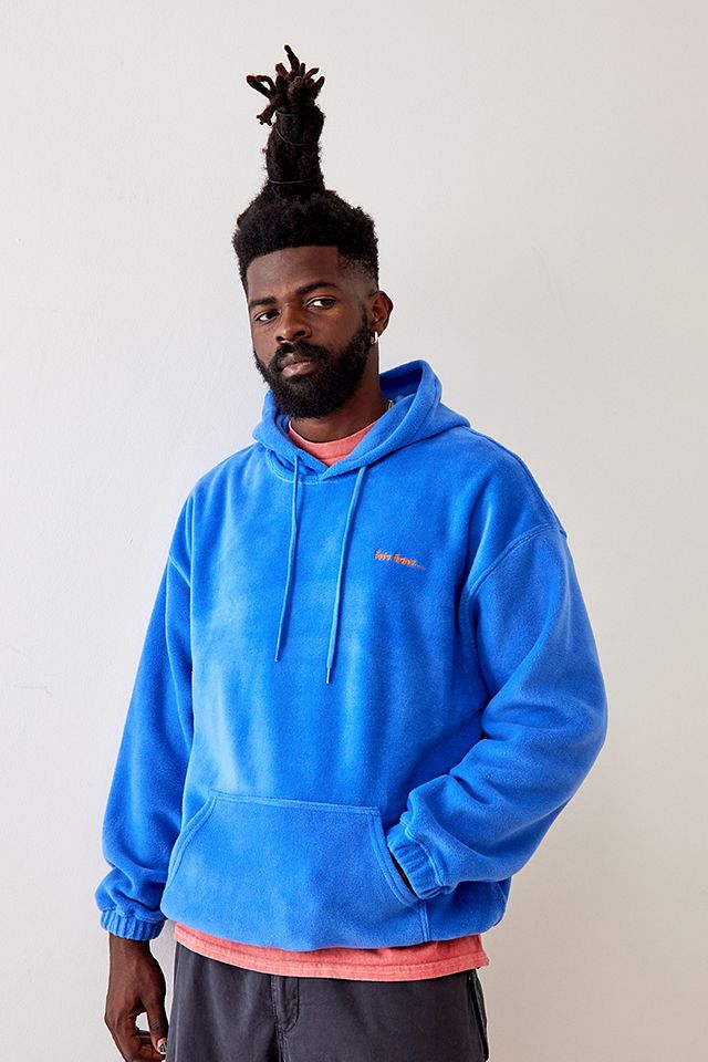 iets frans.. Blue Fleece Hoodie | Urban Outfitters UK iets frans.. Blue Fleece Hoodie | Urban Outfitters UK