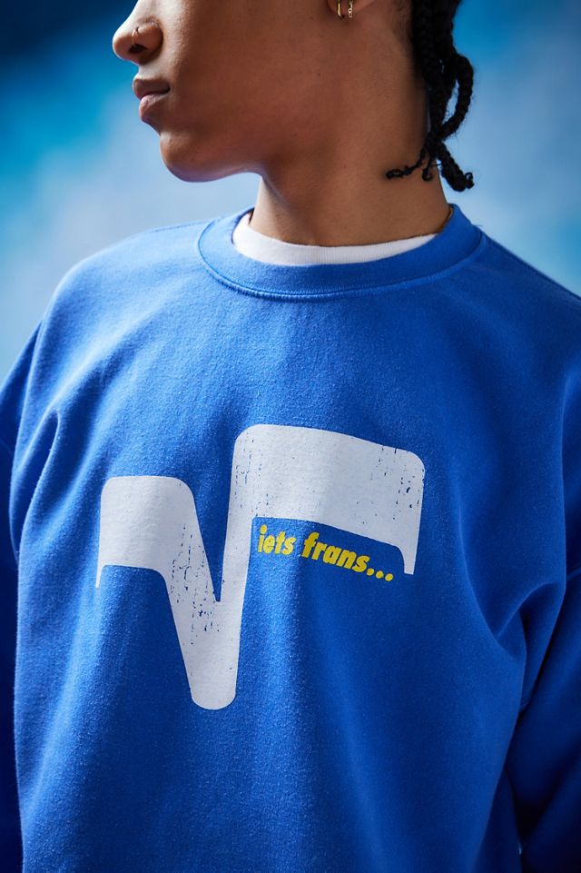 iets frans... Blue Graphic Logo Sweatshirt | Urban Outfitters UK