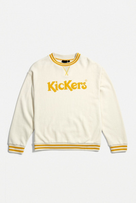 Kickers Beige Logo Sweatshirt | Urban Outfitters UK