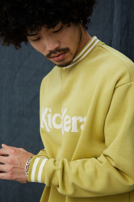 Kickers UO Exclusive Gold Ringer Crew Neck Sweatshirt | Urban Outfitters UK