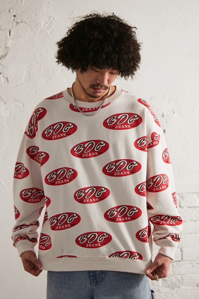 BDG Badge Print Sweatshirt | Urban Outfitters UK