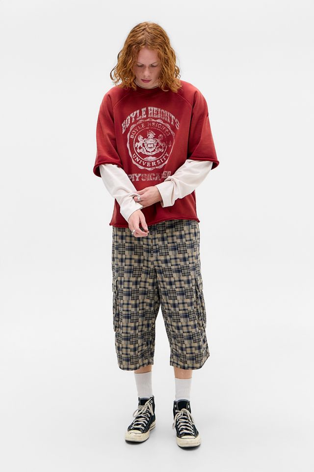 Camiseta Roja de Doble Capa Estilo Varsity BDG | Urban Outfitters ES