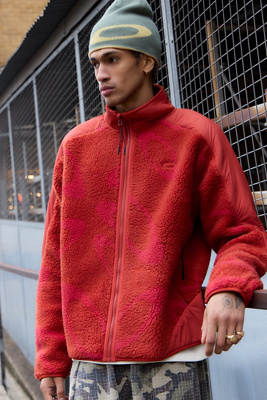 Oakley UO Exclusive Red Flame Ellipse Fleece | Urban Outfitters UK