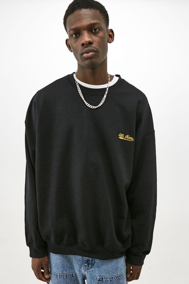 iets frans... Black Script Logo Sweatshirt | Urban Outfitters UK