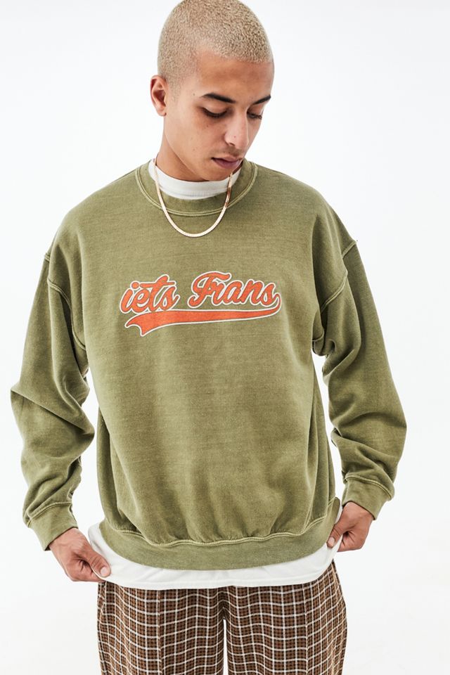 iets frans... Khaki Script Logo Sweatshirt | Urban Outfitters UK