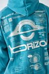 Sudadera con capucha UO Teal Horizons | Urban Outfitters ES