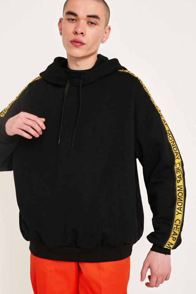 Cheap Monday Logo Black Hoodie | Urban Outfitters UK