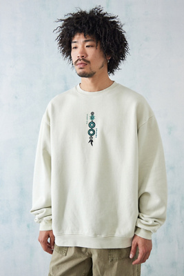 Sudadera exclusiva Ecru Wave Catcher de Temp Collective UO | Urban ...