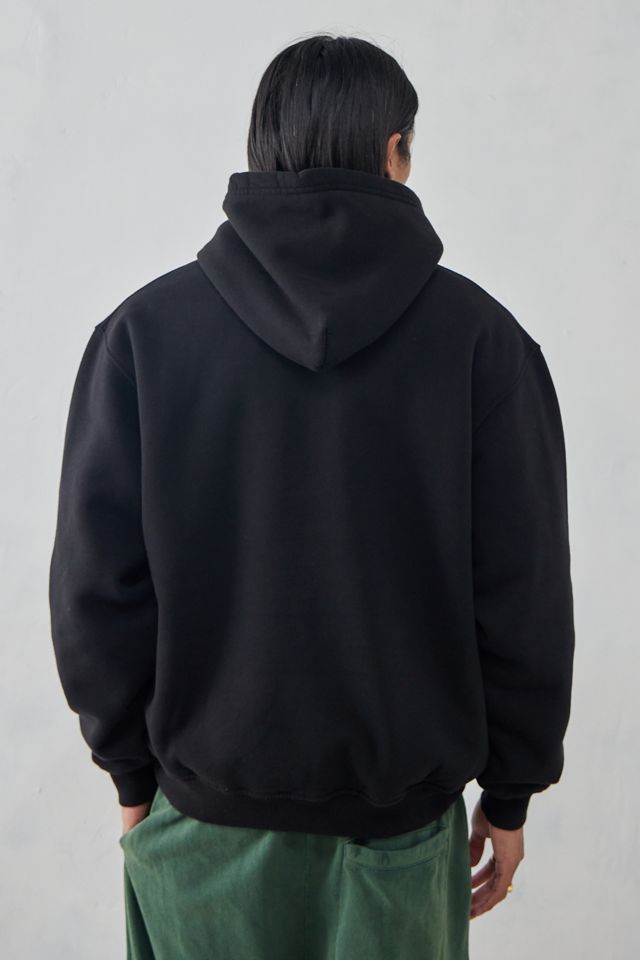 Temp Collective UO Exclusive Black Wave Swirl Hoodie | Urban Outfitters UK
