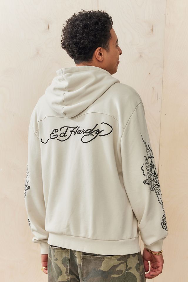 Ed Hardy Sweat à capuche Western Dragon exclusif UO | Urban Outfitters FR