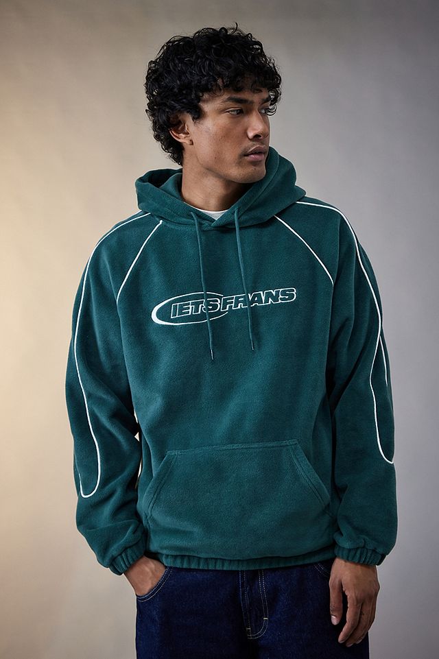 iets frans... Green Fleece Piped Hoodie | Urban Outfitters UK iets frans... Green Fleece Piped Hoodie | Urban Outfitters UK