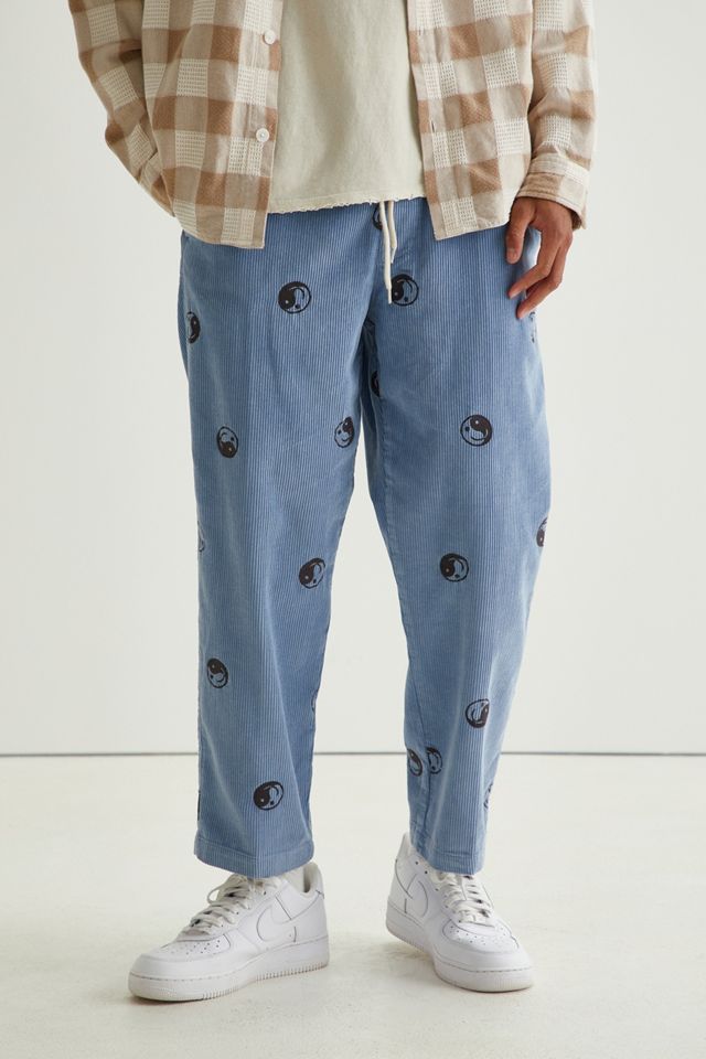 UO Embroidered Cord PJ Pants | Urban Outfitters UK