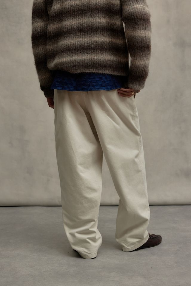 Loom Ecru Flood Pants | Urban Outfitters UK
