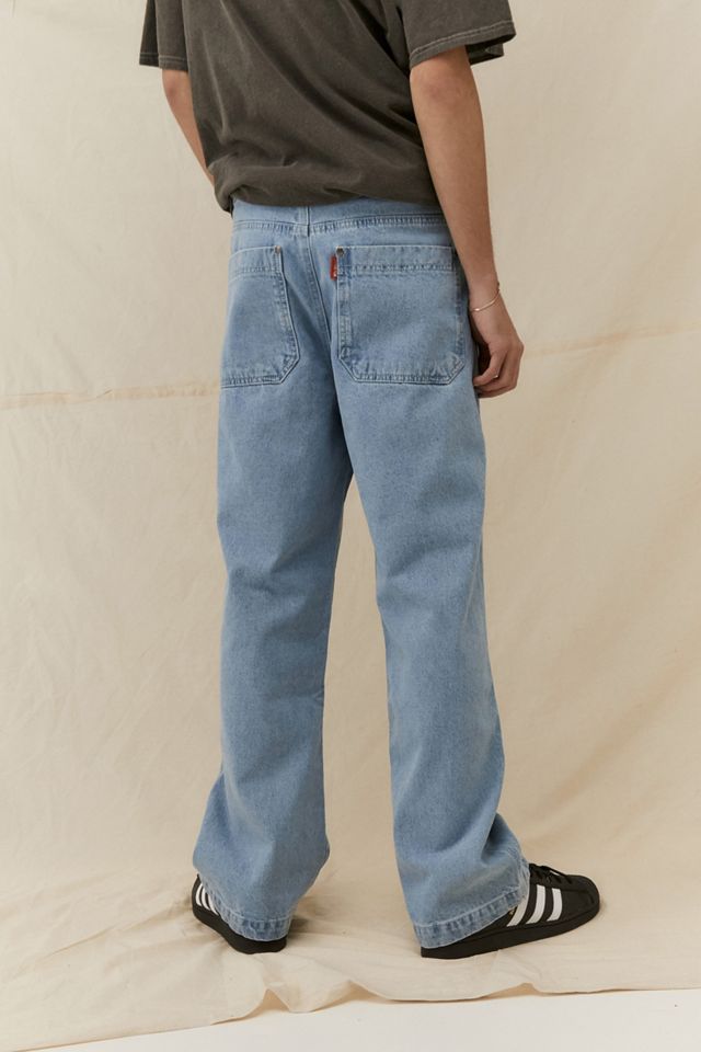 Kickers UO Exclusive Indigo Blue Straight Leg Trousers | Urban ...