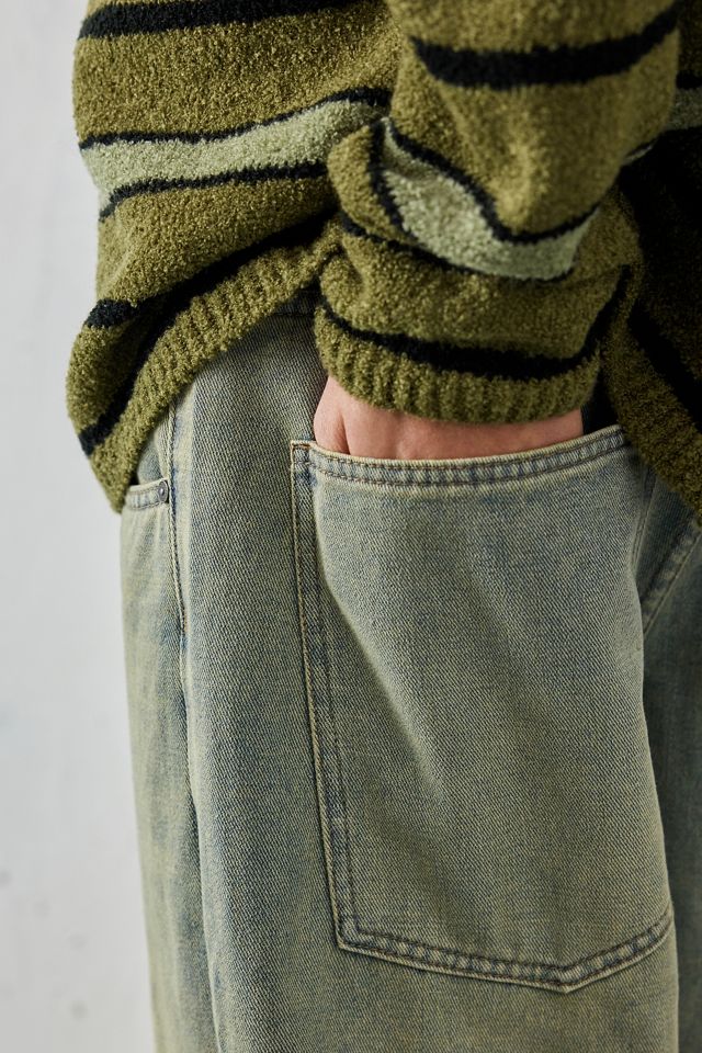 Jaded London Tinted Light Wash Colossus Jeans | Urban Outfitters UK