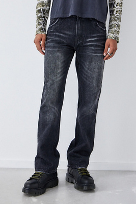 Jaded London Washed Black Reed Jeans | Urban Outfitters UK