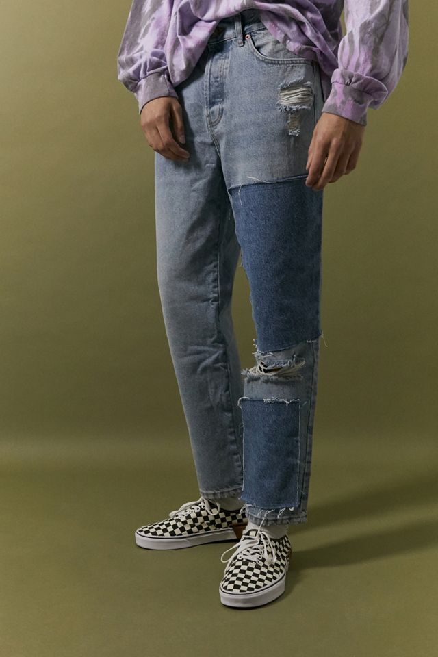 BDG Patchwork Masculino Papá Jeans | Urban Outfitters ES