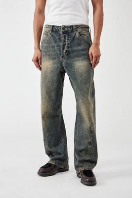BDG Kian Twist Seam Straight Leg Dirty Tint Jeans | Urban Outfitters UK