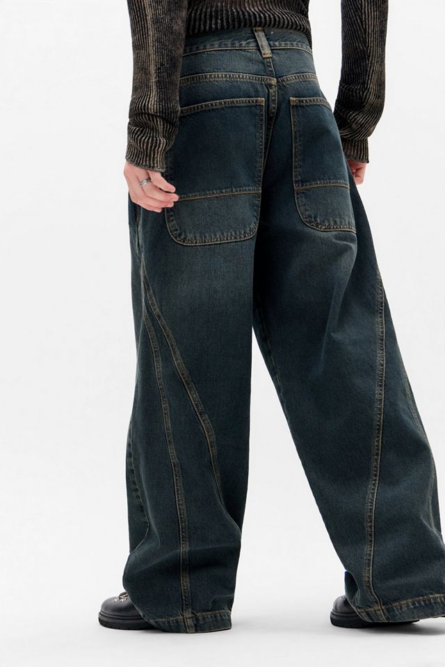 BDG Neo Green Tint Twist Jeans | Urban Outfitters UK