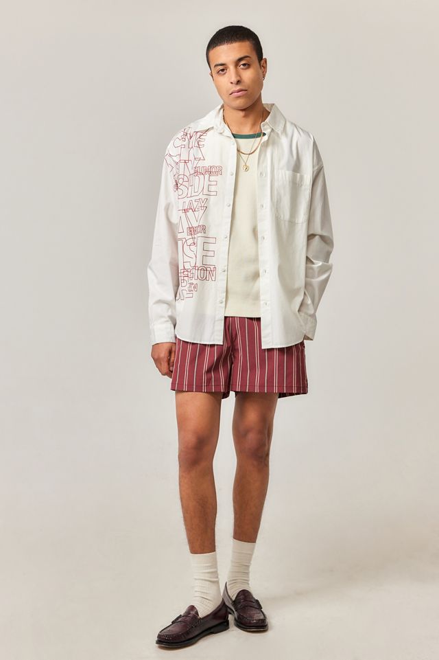 Standard Cloth Rust Boxer Shorts | Urban Outfitters UK