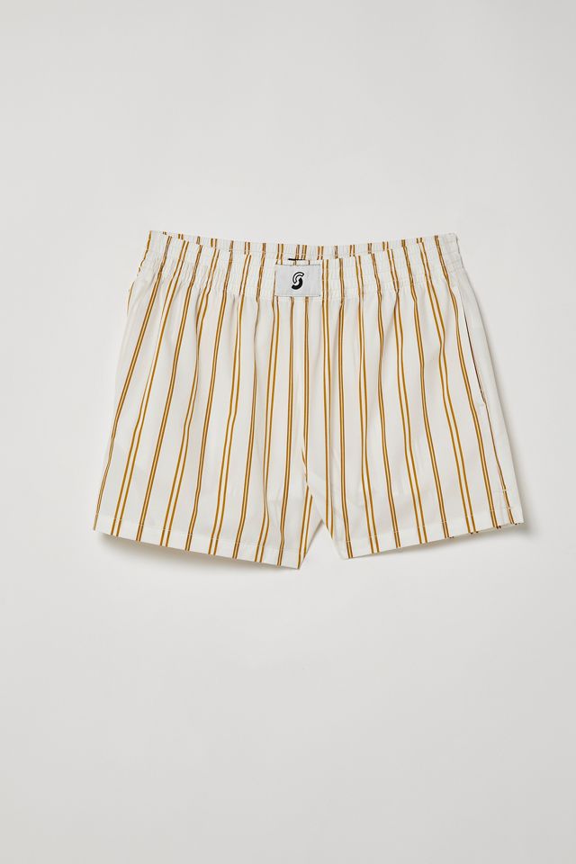 Standard Cloth Ecru Boxing Shorts | Urban Outfitters UK