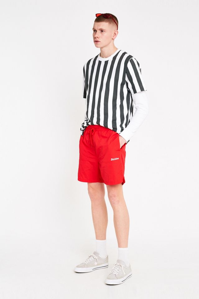 Dickies Rifton Fire Red Nylon Shorts | Urban Outfitters UK