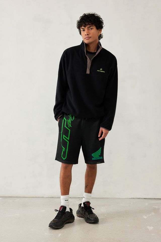 Basic Pleasure Mode x JT Racing Black Drift Shorts | Urban Outfitters UK