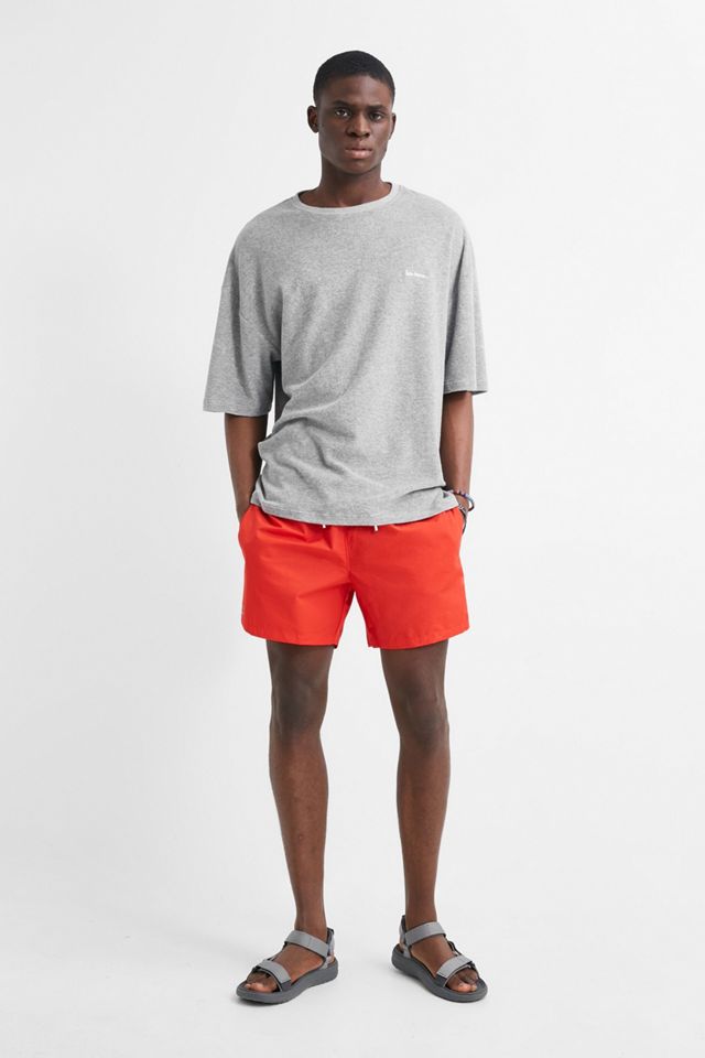 Lacoste Croc Red Swim Shorts | Urban Outfitters UK