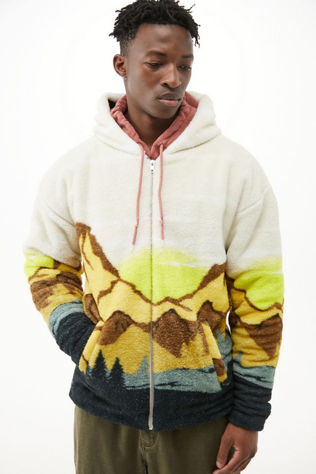 iets frans... Landscape Fleece Hoodie | Urban Outfitters UK