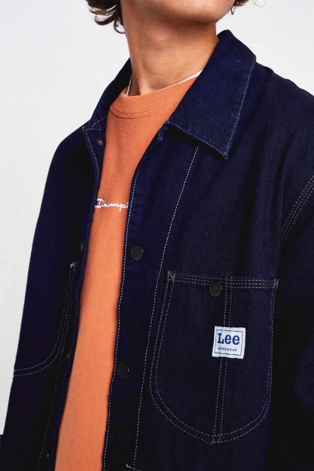 Lee Power Blue Denim Locomotive Jacket | Urban Outfitters UK