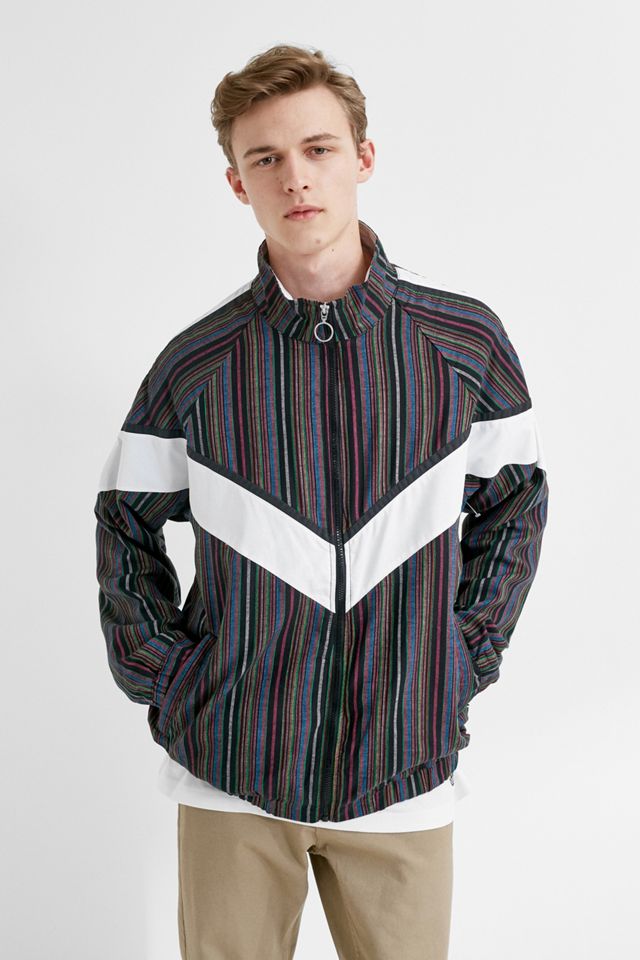 UO Chevron Multi-Stripe Track Jacket | Urban Outfitters UK