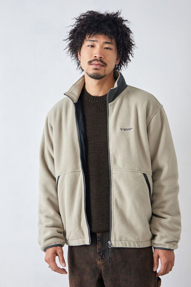 Temp Surf Co Brown Zip-Through Swell Fleece | Urban Outfitters UK