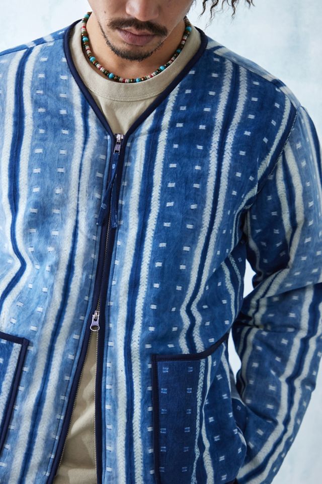 Kardo Indigo Shibori Jacket | Urban Outfitters UK