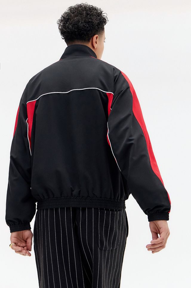 iets frans... Black Blake Mesh Track Jacket | Urban Outfitters ES