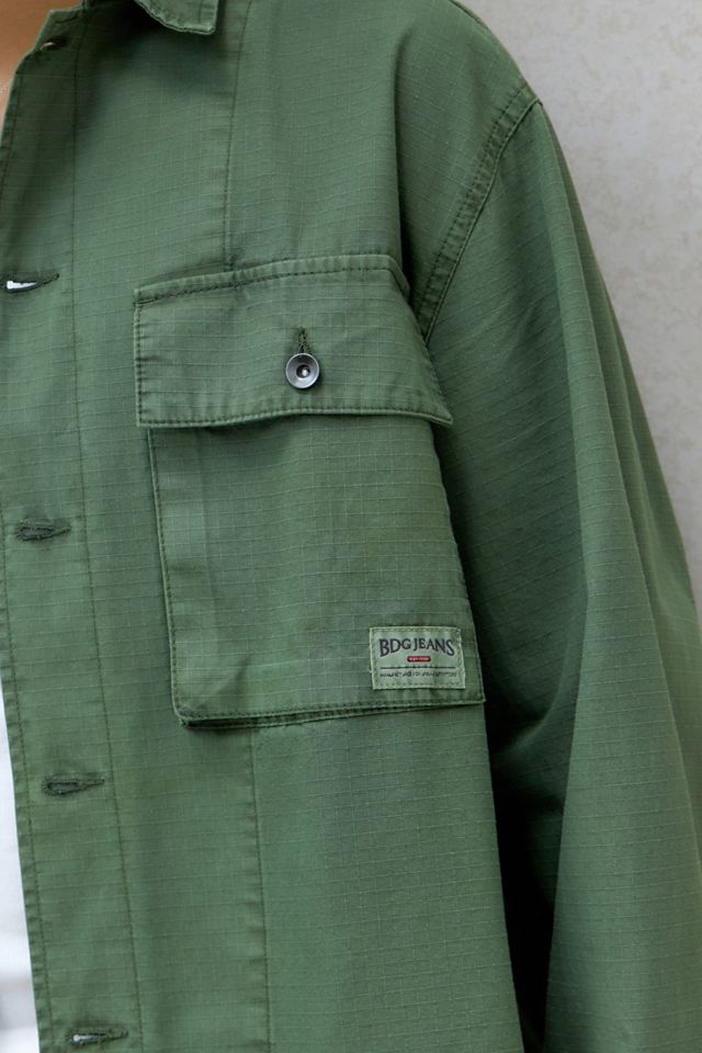 Chaqueta Camisa Militar Boxy de Ripstop BDG | Urban Outfitters ES