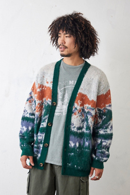 BDG Landscape Cardigan | Urban Outfitters UK
