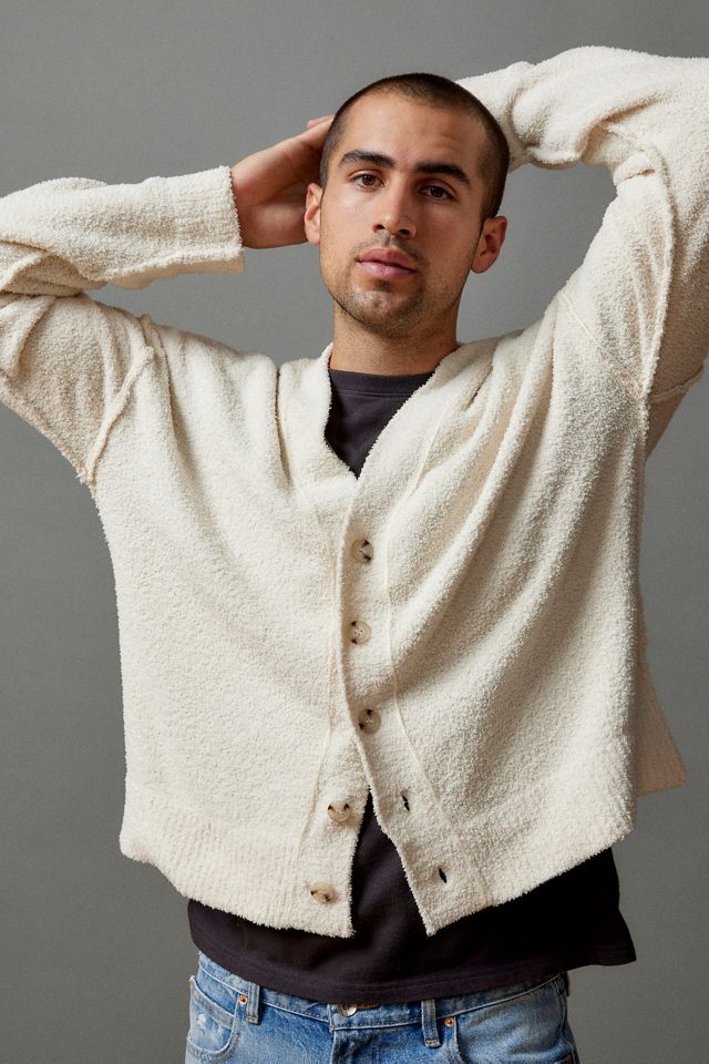 BDG Cream Waterloo Cardigan | Urban Outfitters UK