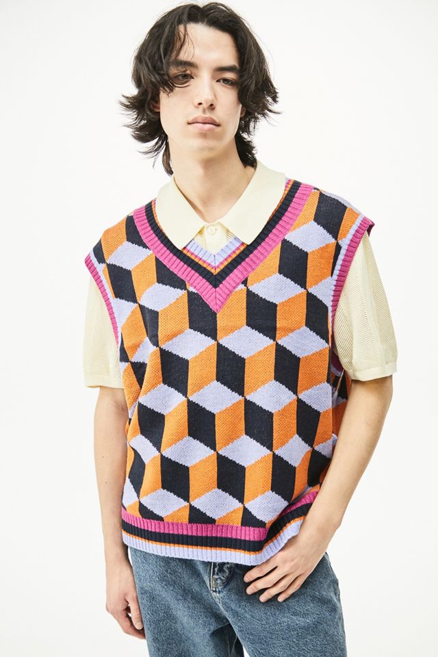 UO Optic Camel Vest | Urban Outfitters UK