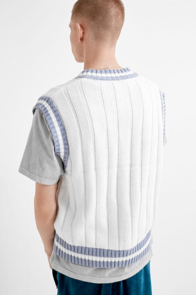 UO Otto White Jumper Vest | Urban Outfitters UK