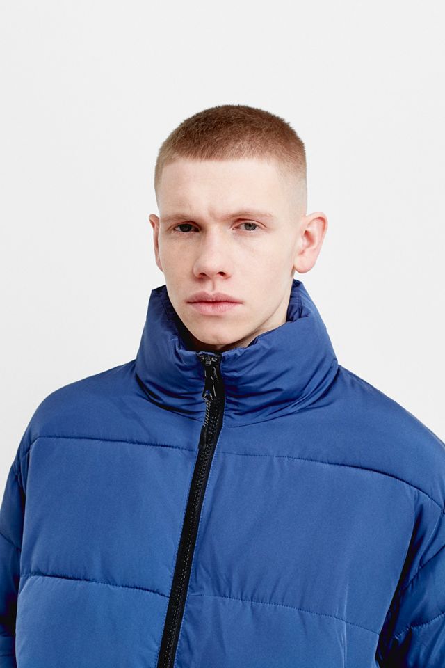 UO Blue Puffer Jacket | Urban Outfitters UK